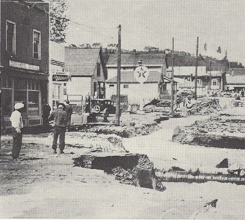 8. Flood Receding on Wallinger Avenue